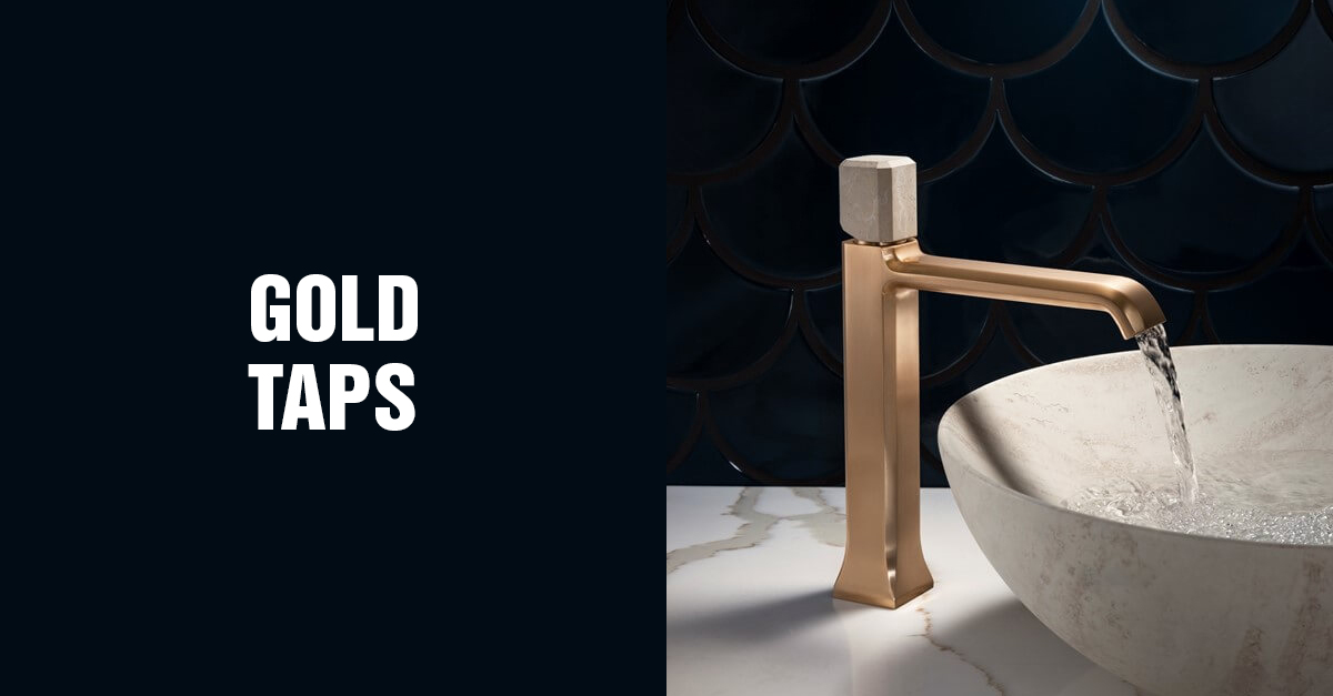 Gold Basin & Bath Taps | Gold Bathroom Taps | QS Supplies