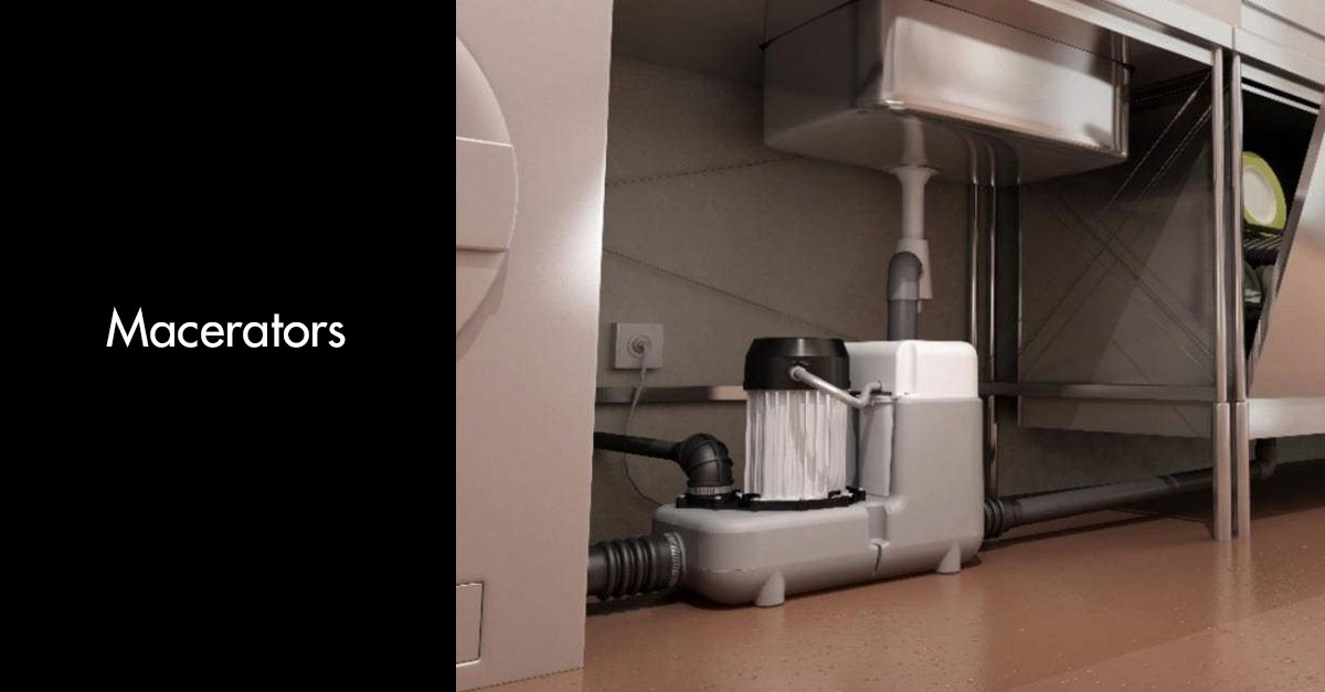 Macerators | Domestic & Commercial Macerator Pumps - QS Supplies