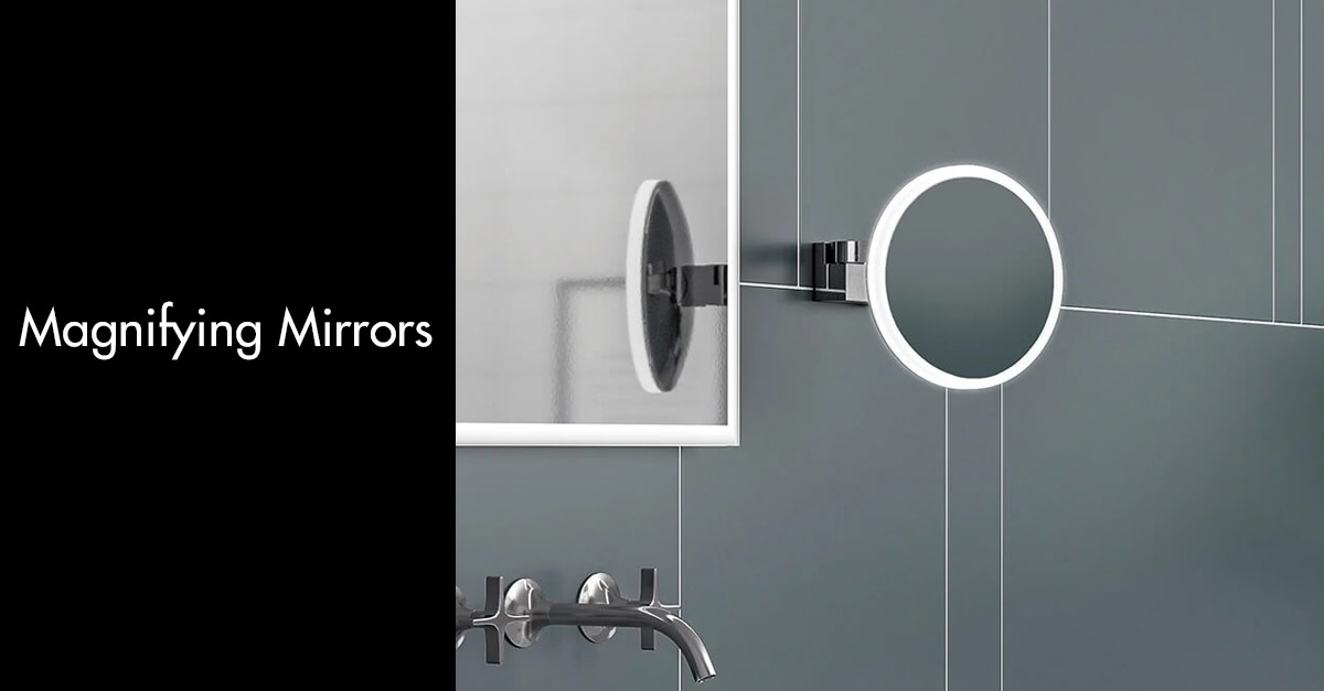 Cosmetic Mirrors with 3x to 5x Zoom | Magnifying Mirrors | QS Supplies