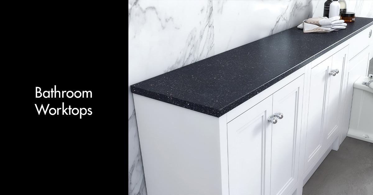 Bathroom Worktops - MDF / Stone / Wood - QS Supplies