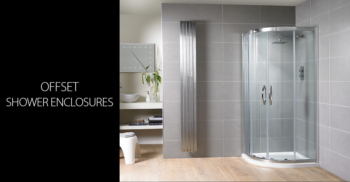 Offset Shower Enclosures | Offset Quadrant Doors | QS Supplies
