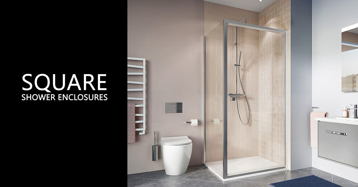 Square Shower Enclosures & Cubilces | QS Supplies