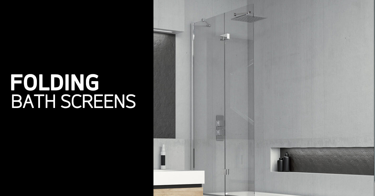 Folding Bath Screens | Fold Away Shower Screen | QS Supplies