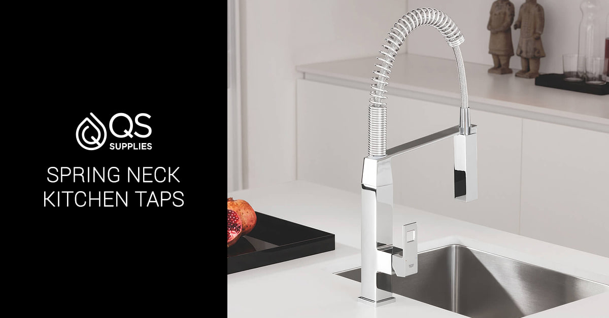 Spring Neck Kitchen Taps - QS Supplies